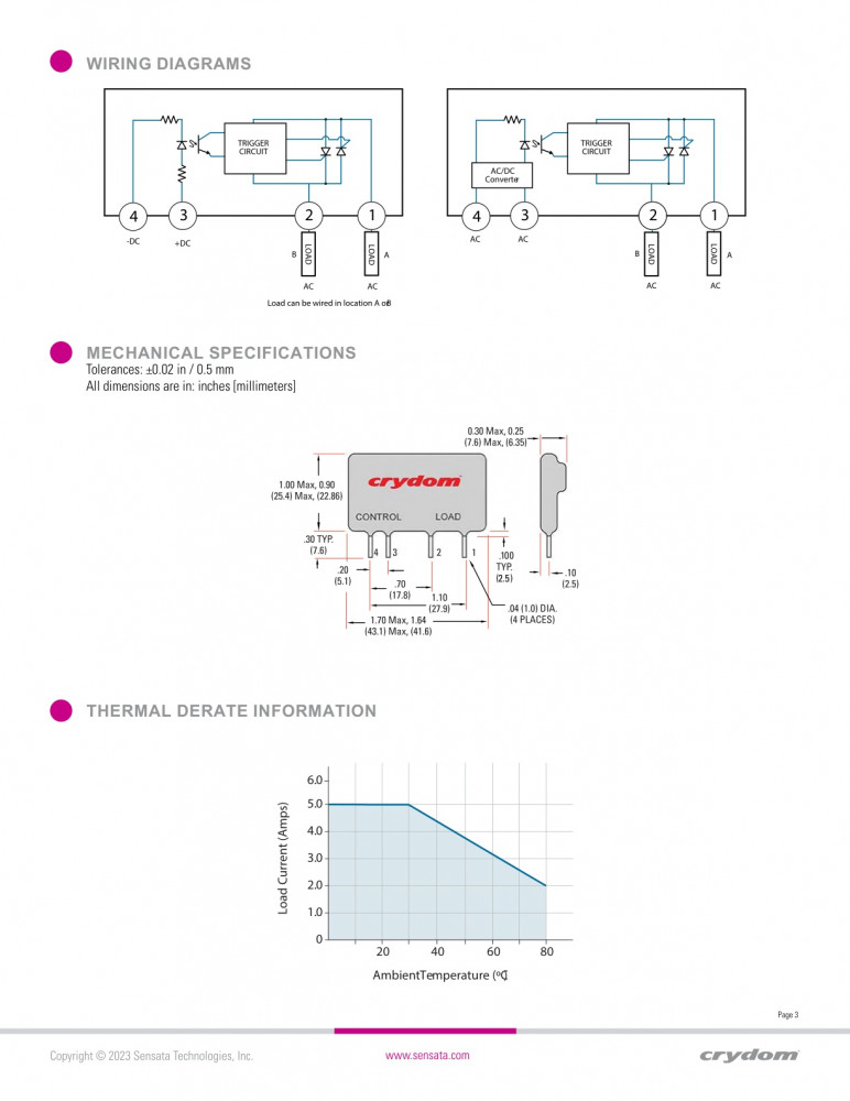 CX380D5 datasheet page 3