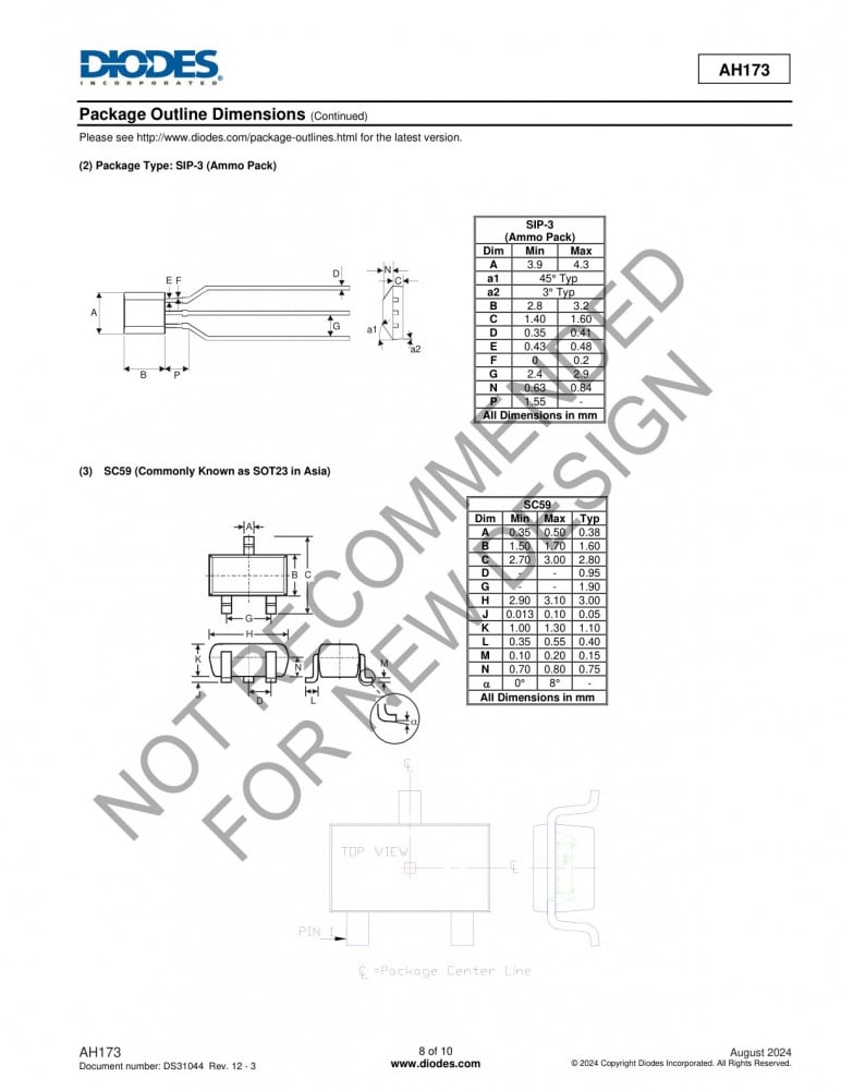 AH173-WG-7-A datasheet page 8