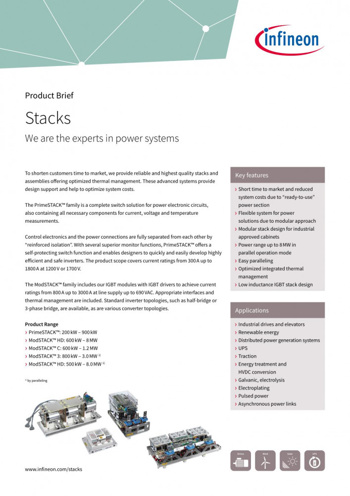 Infineon ModSTACK technical document page 1