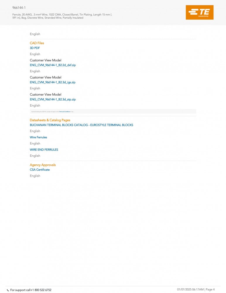 TE Connectivity 966144-1 document page 4