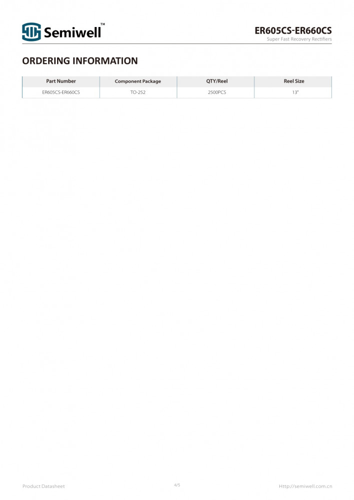 ER605CS datasheet image, page 4