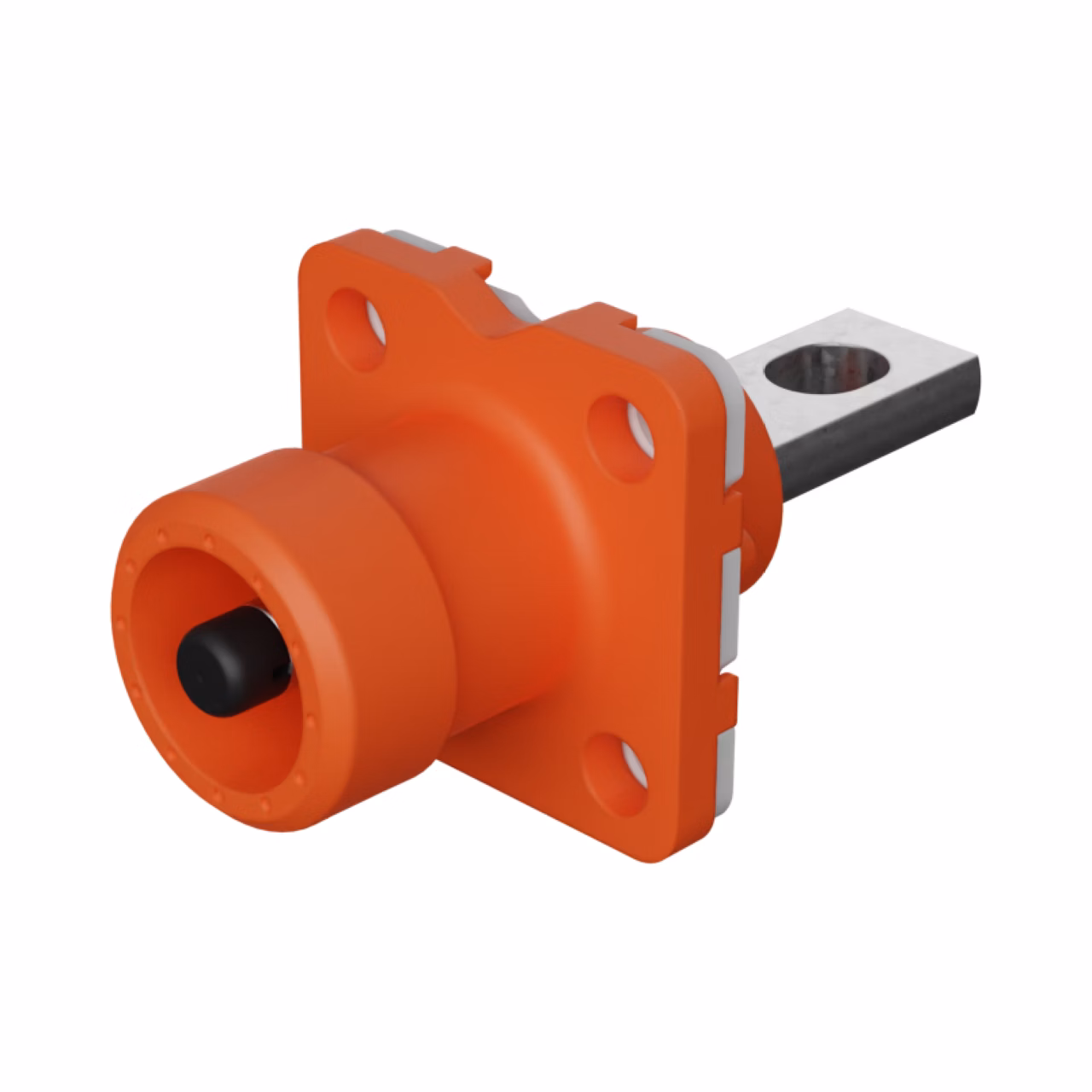 SideWize 3.40mm, 1-circuit, Orange Bulkhead Connector, Flat Blade, Tray for sale