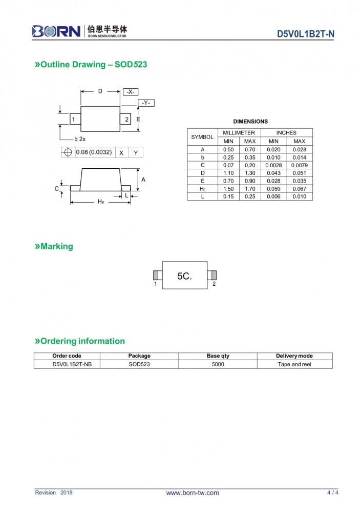 D5V0L1B2T-N datasheet page 4