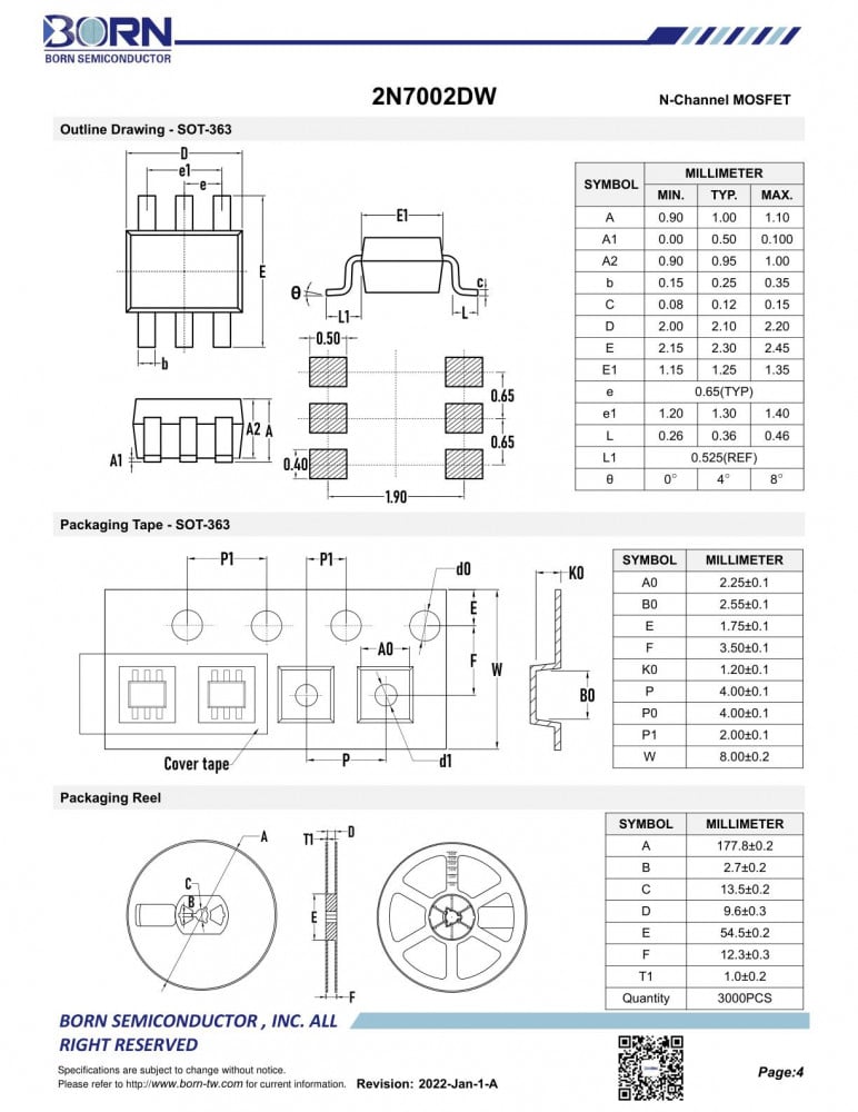 2N7002DW datasheet page 4
