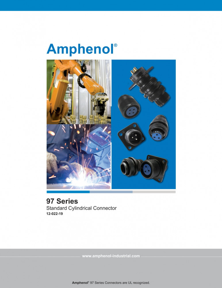 Amphenol 97 Series catalog page 1