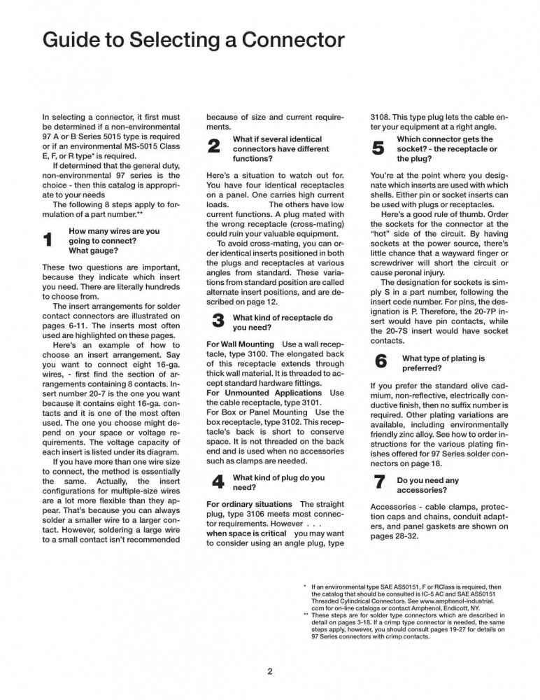 Amphenol 97 Series catalog page 4