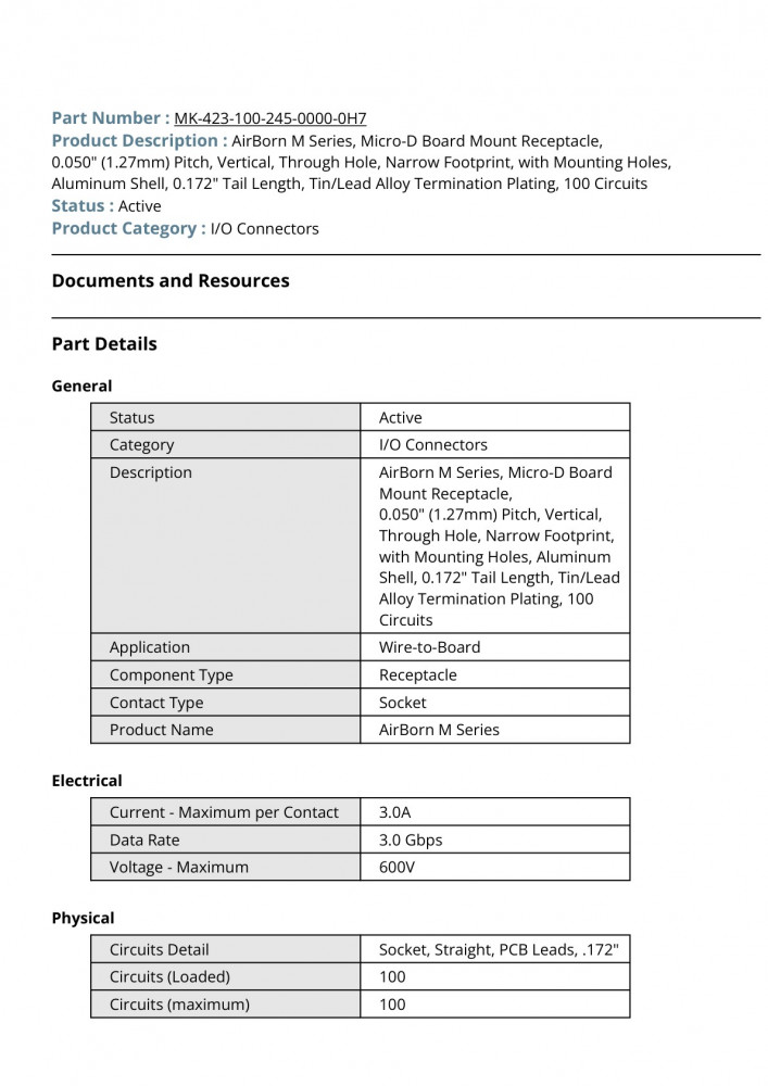Product document image, page 1