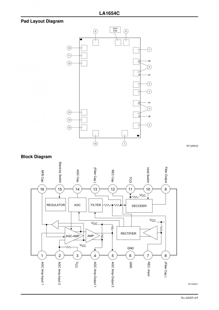 LA1654C technical document page 4
