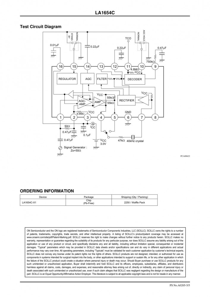 LA1654C technical document page 5