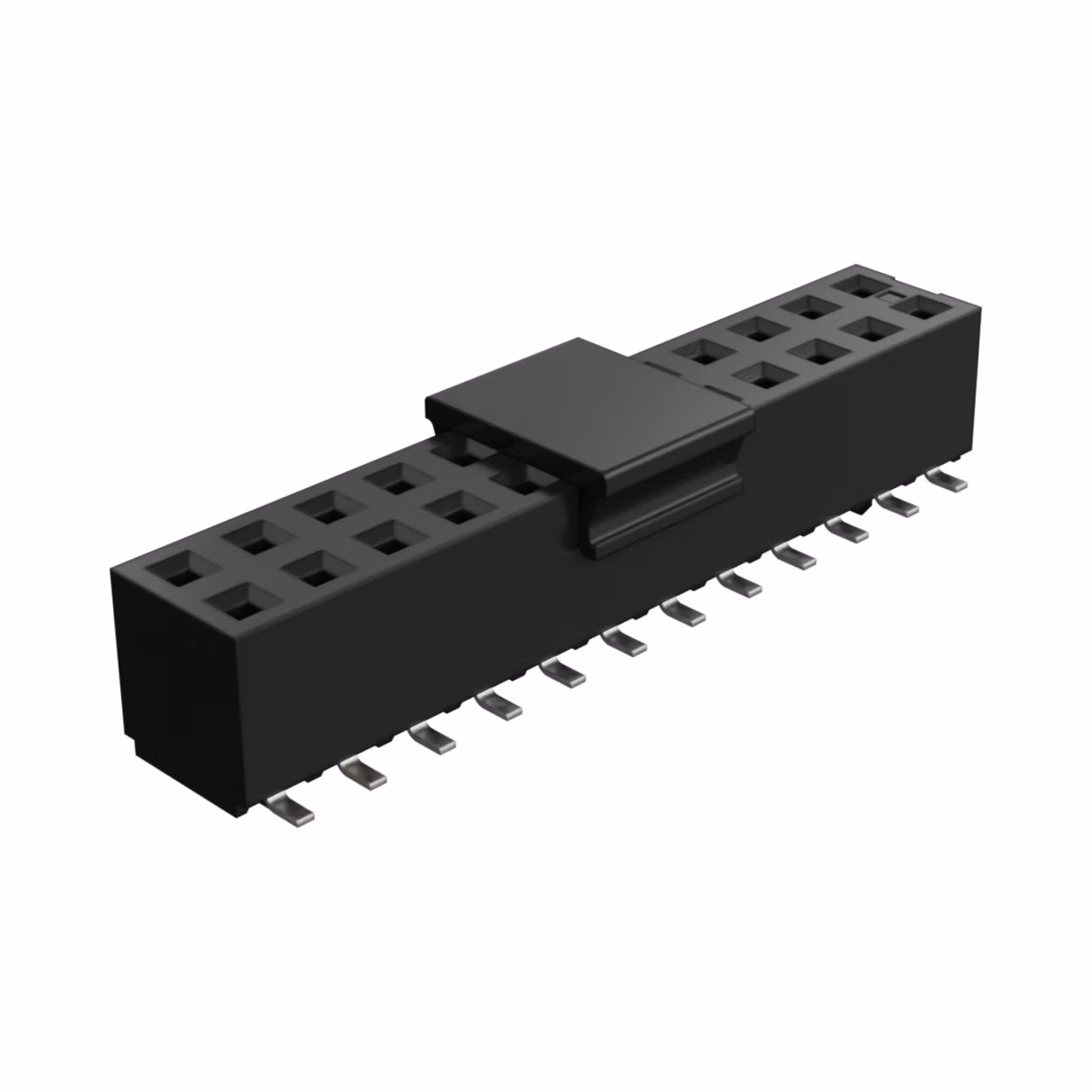 Milli-Grid Receptacle, Surface Mount, Vertical, Top Entry, without Plastic Pegs, without Cap, Tube, 2.50µm Tin (Sn) Plating, 46 Circuits, Lead-Free