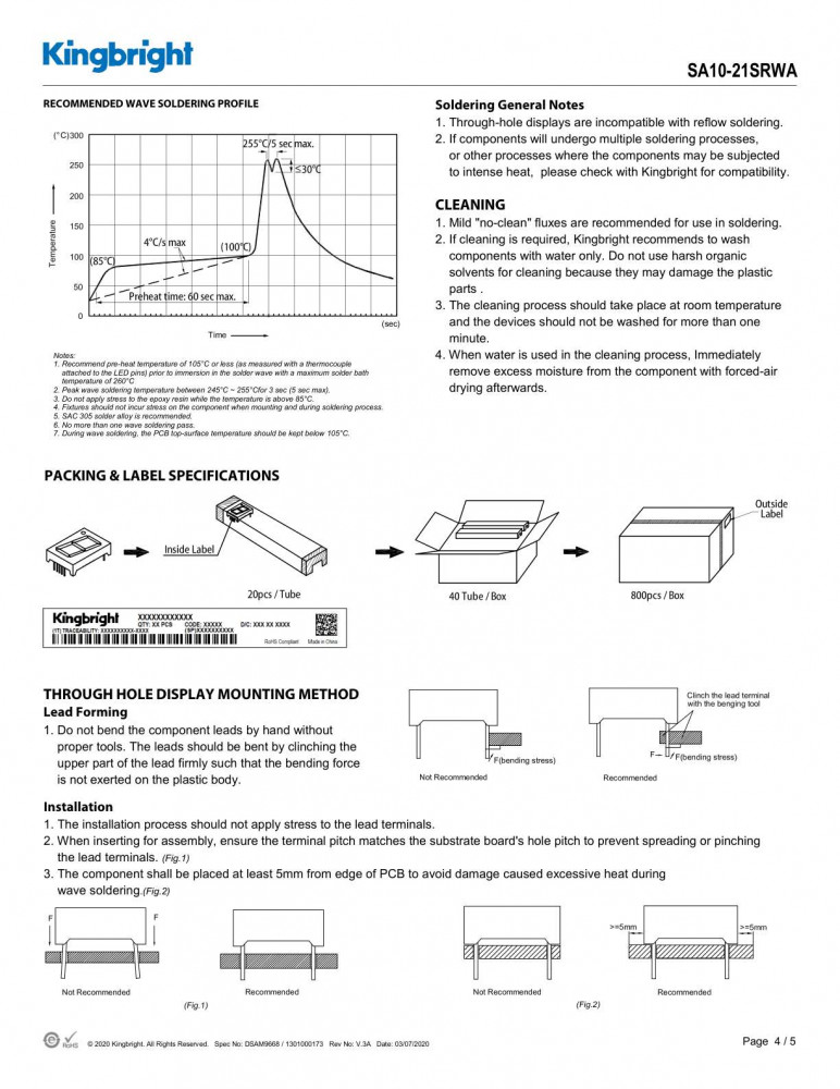 SA10-21SRWA datasheet page 4