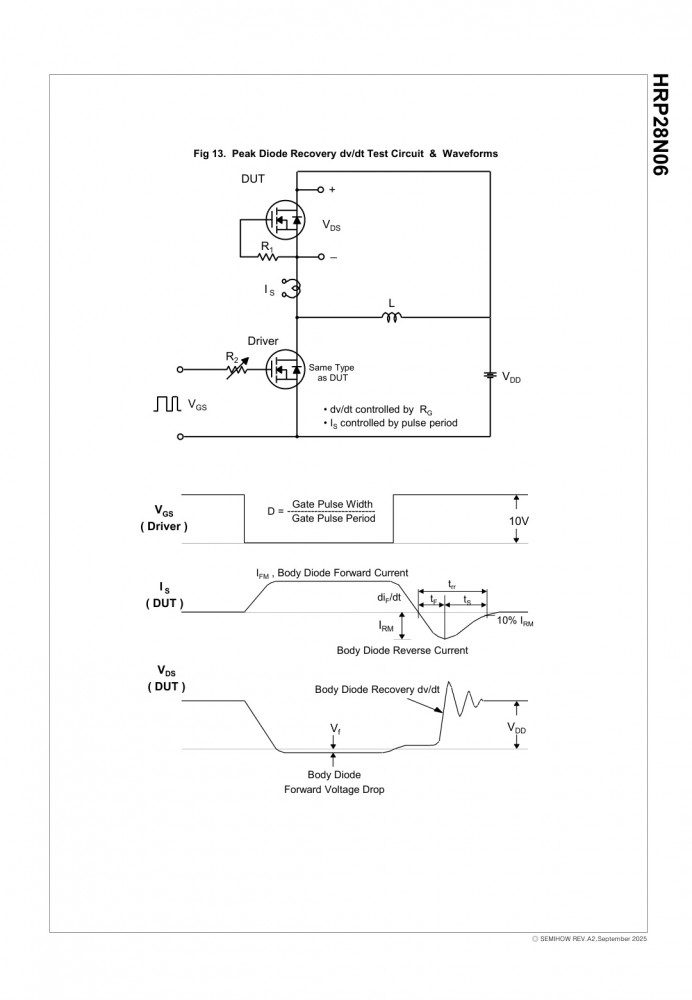 HRP28N06 document page 6