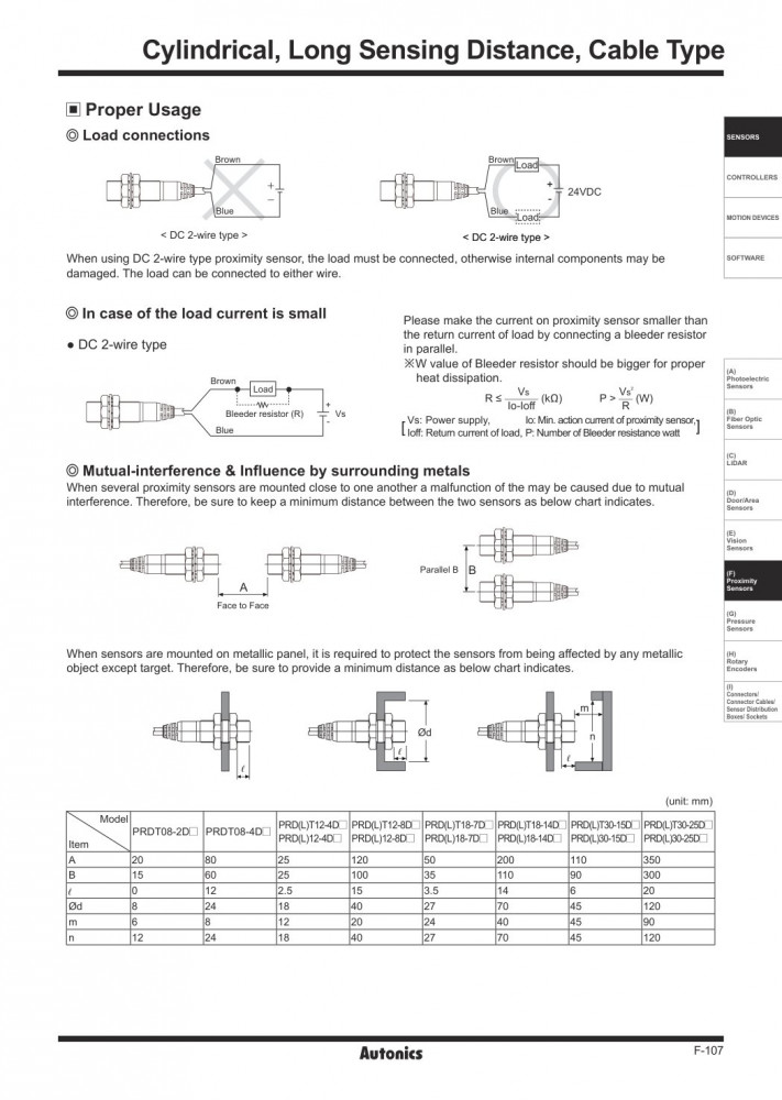 Autonics PRD Series datasheet page 9