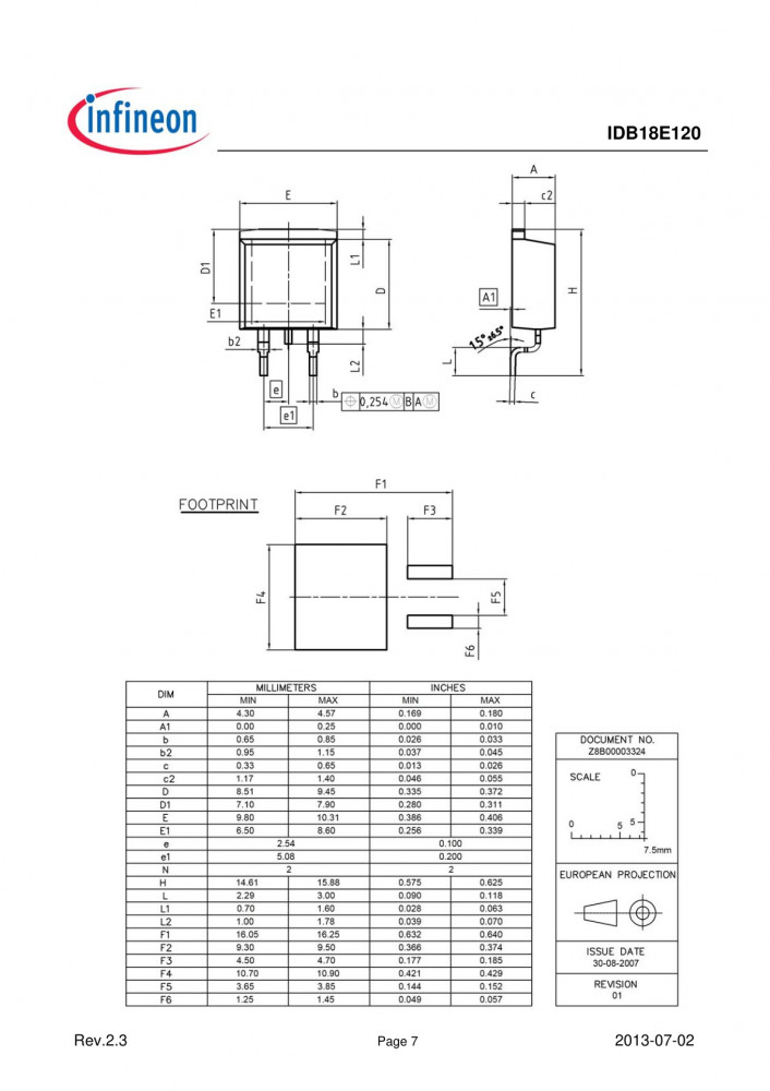IDB18E120 datasheet page 7