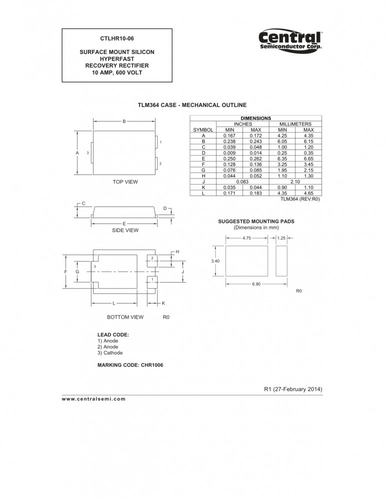 CTLHR10-06 datasheet page 2