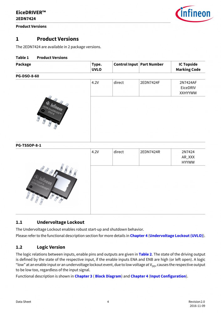 2EDN7424 datasheet page 4