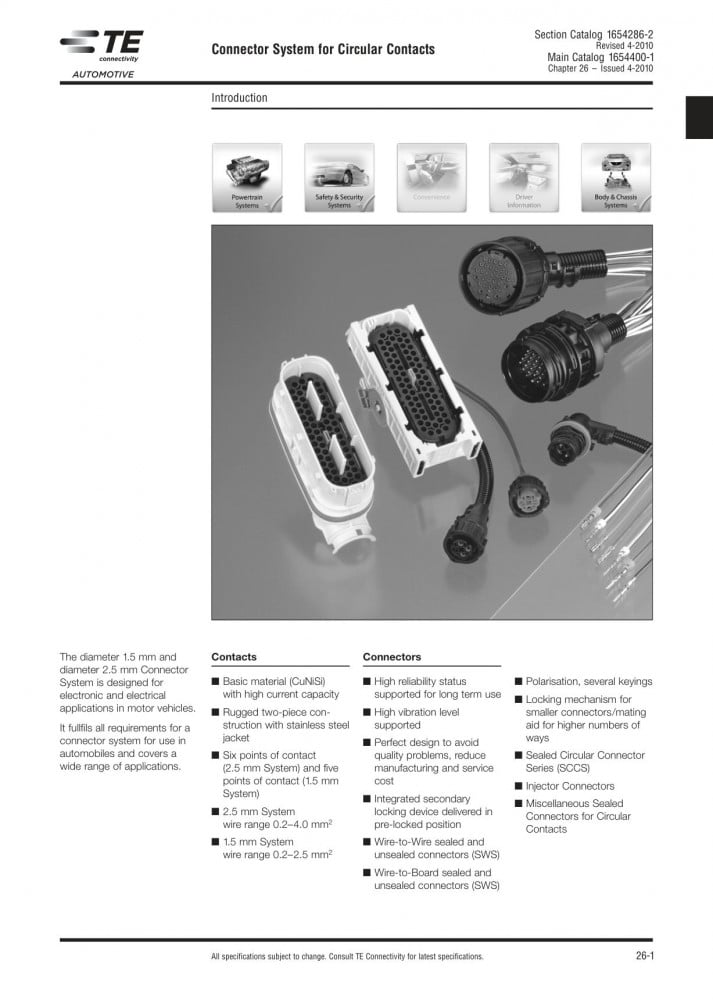 TE Connectivity 962998-1 technical document page 1