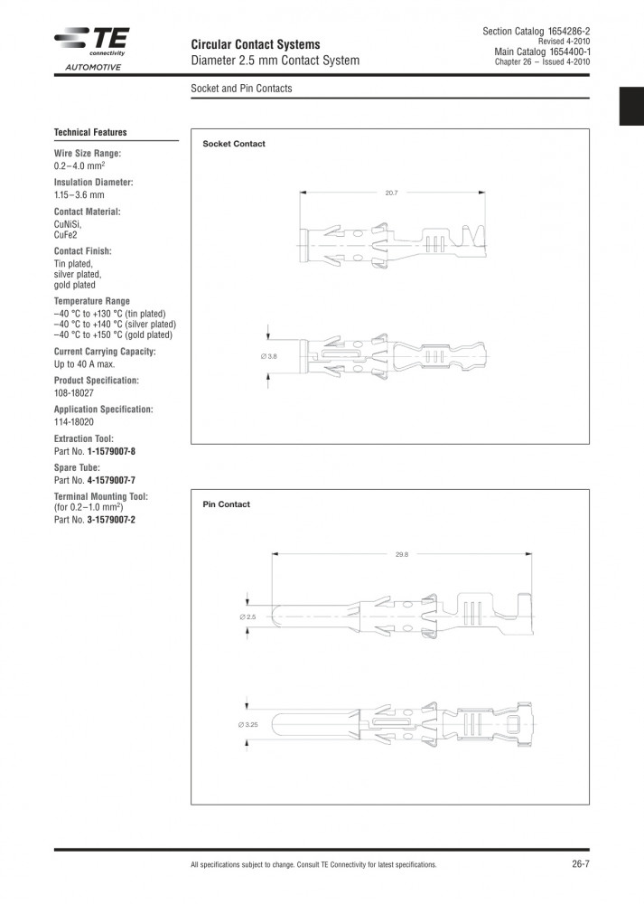 TE Connectivity 962998-1 technical document page 7