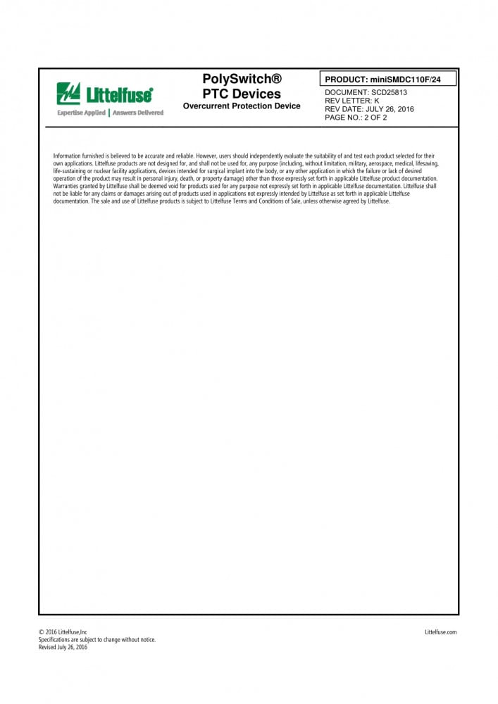 MINISMDC110F/24-2 technical document page 2