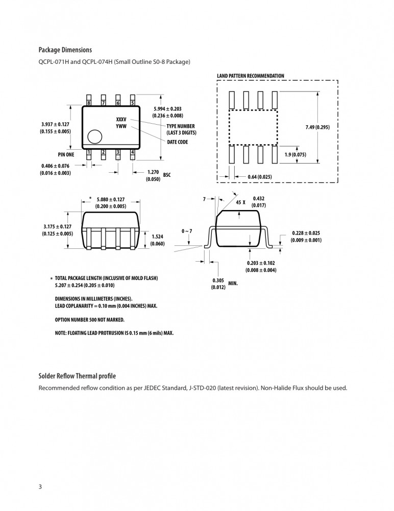 QCPL-074H-500E datasheet page 3
