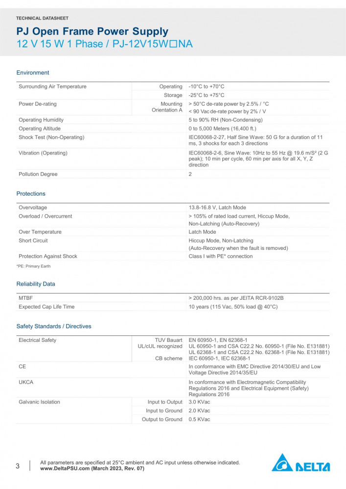 PJ-12V15WCNA datasheet page 3