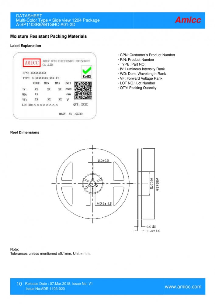 A-SP1103R6AB1GHC-A01-2D datasheet page 10