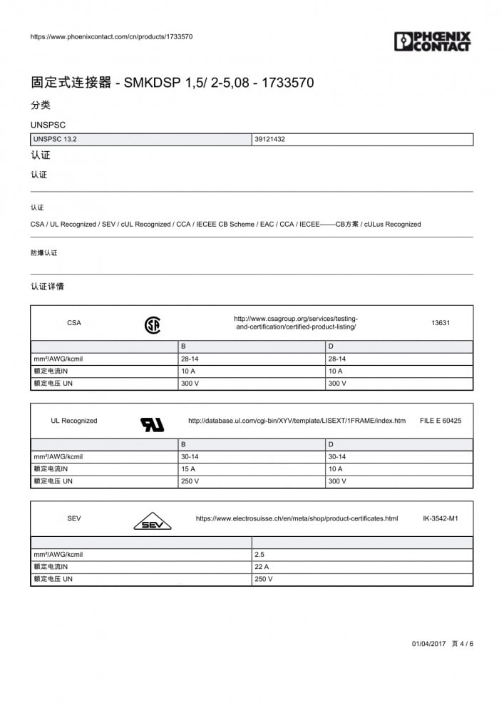 Phoenix Contact 1733570 product document page 4