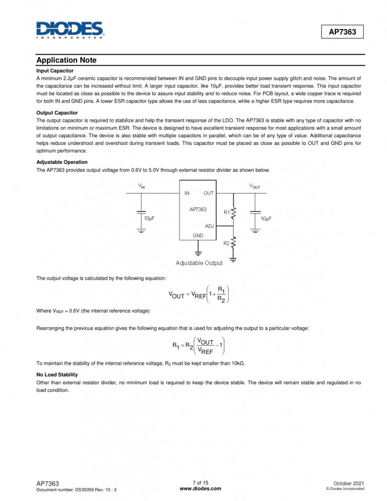 AP7363 datasheet page 7