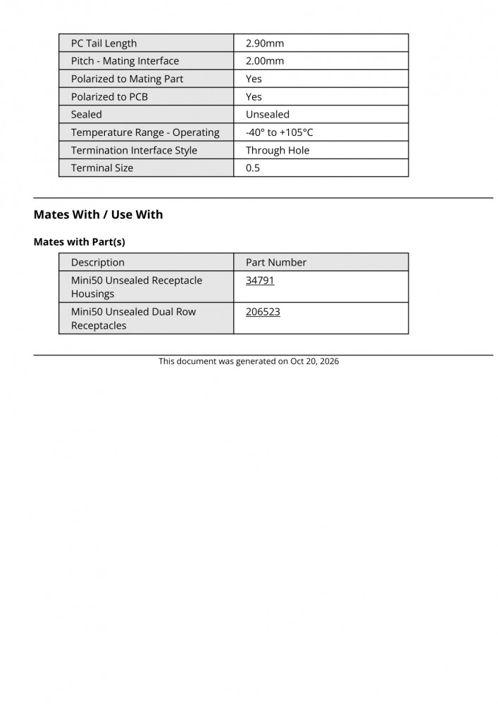 MOLEX 347928081 technical document image 3