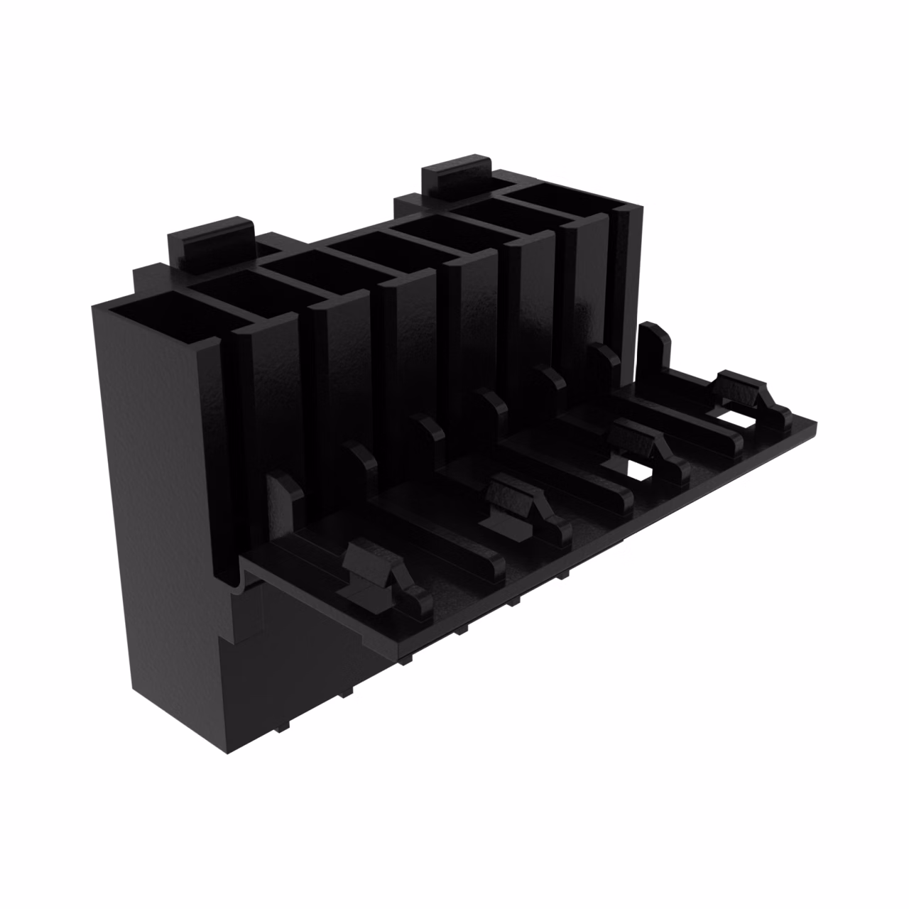 5.00mm Pitch, Rast 5, PA Polyamide 6/6, 7 Circuits, Coding Key 04C, Latch Positions 1&2 and 5&6, Black, Glow-Wire Capable for sale