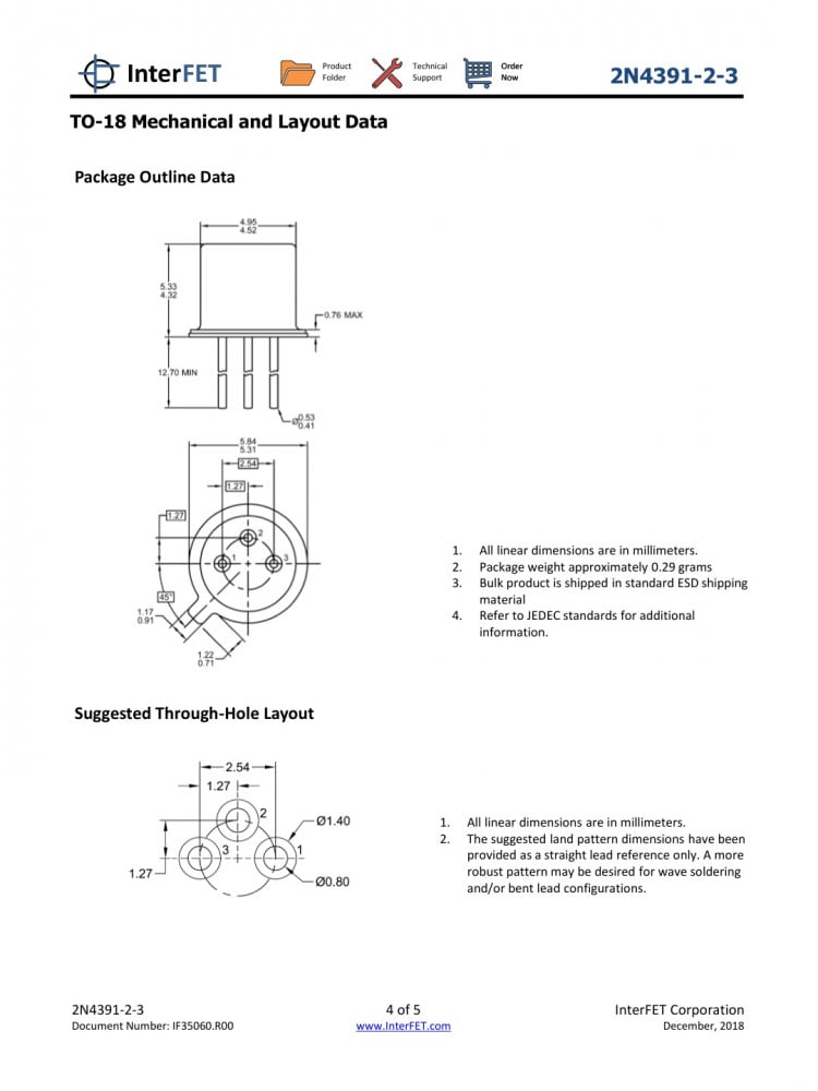 2N4393 datasheet page 4