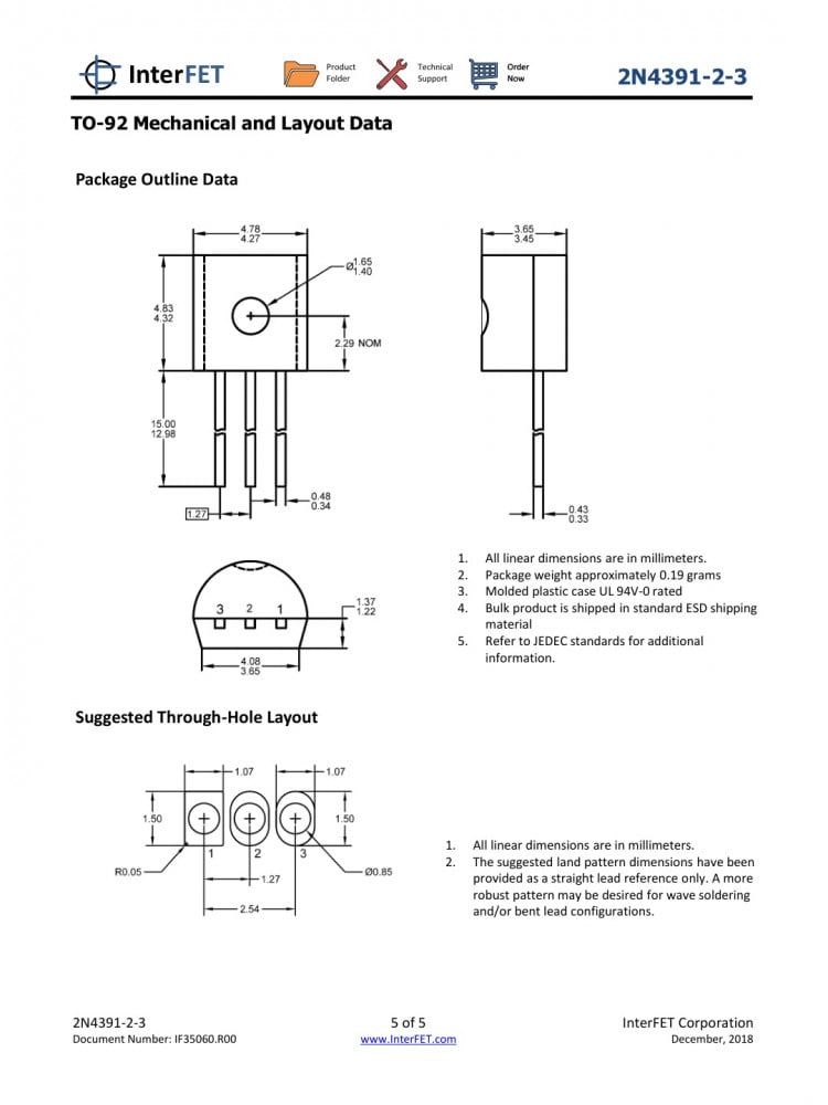 2N4393 datasheet page 5
