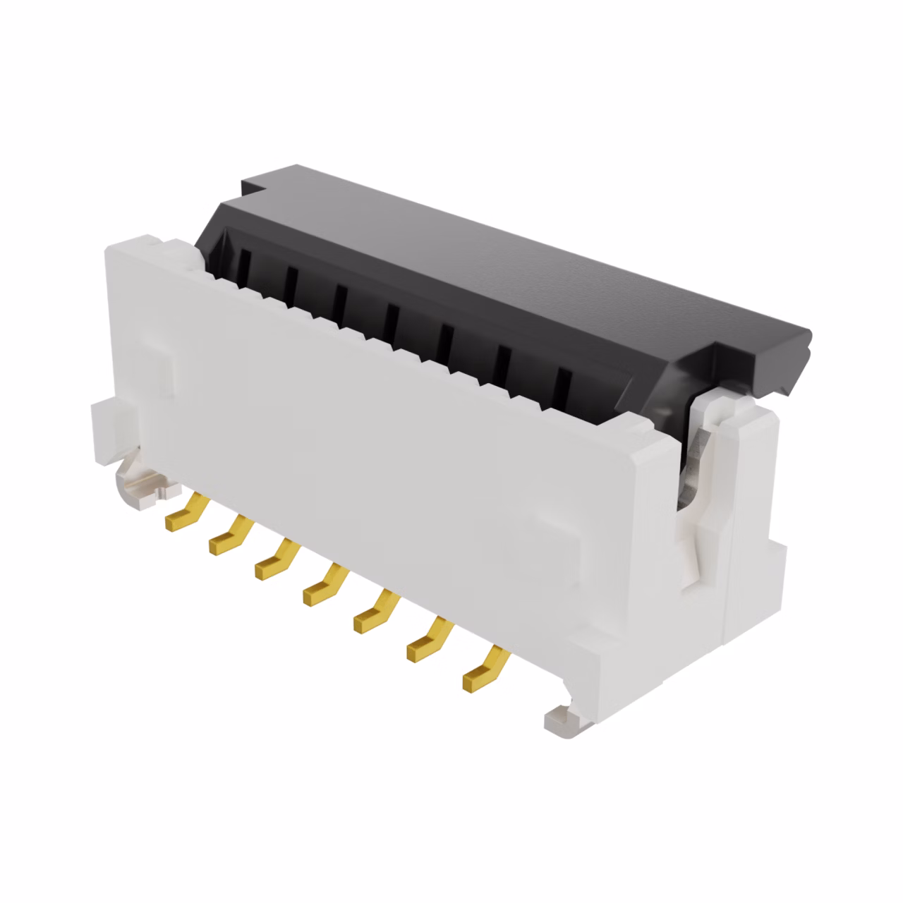 Easy-On FFC/FPC Connector, 0.50mm Pitch, V-Flip Series, Vertical, 4.05mm  Height, 14 Circuits, Copper Alloy, 125°C Operating Temperature, Gold Plating for sale