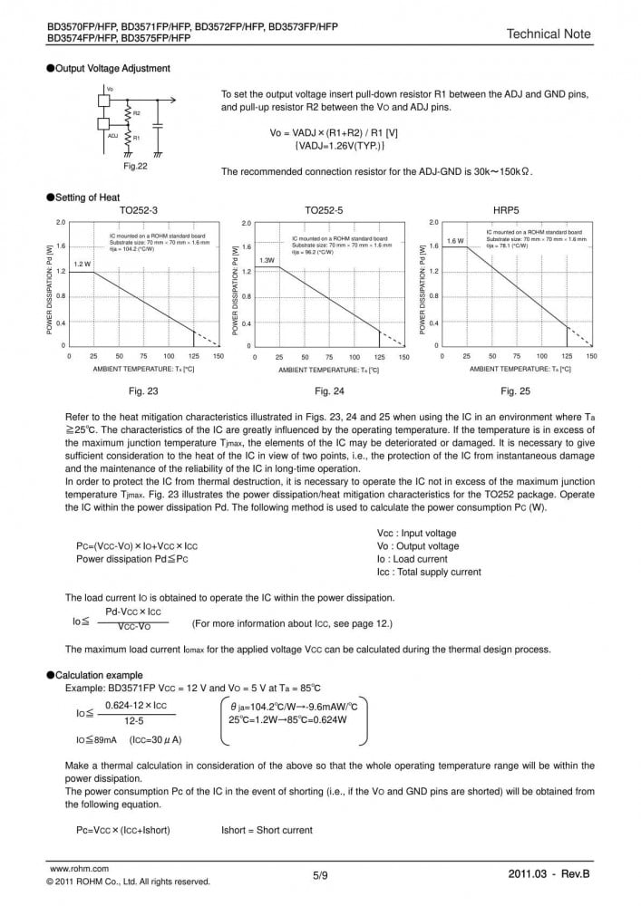BD3571FP-E2 technical document page 5