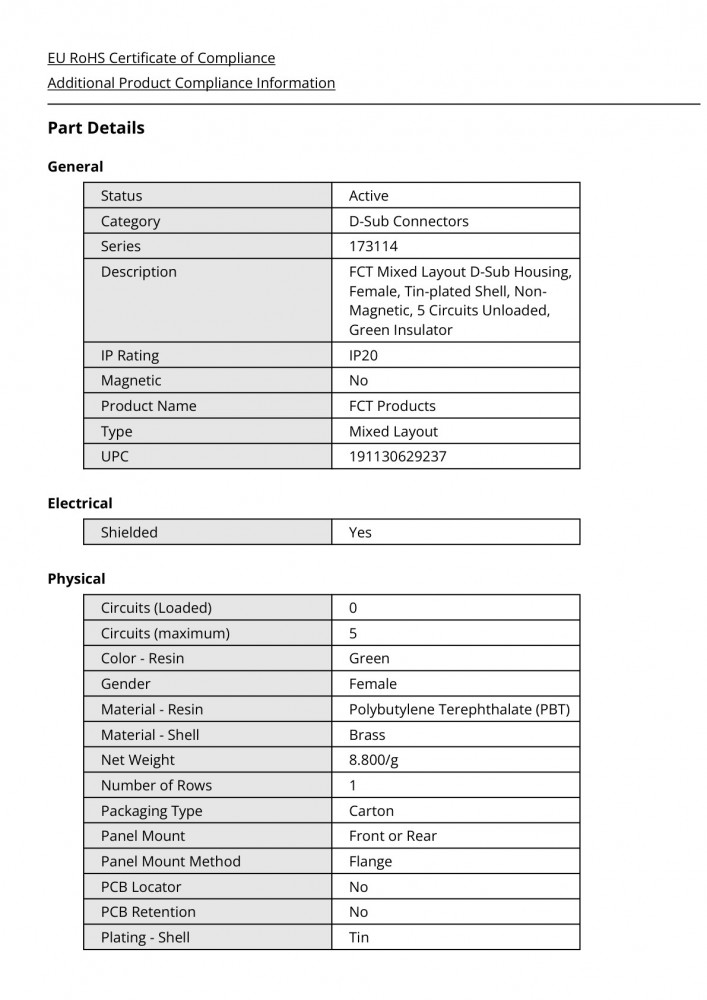 MOLEX 1731140492 drawing page 2