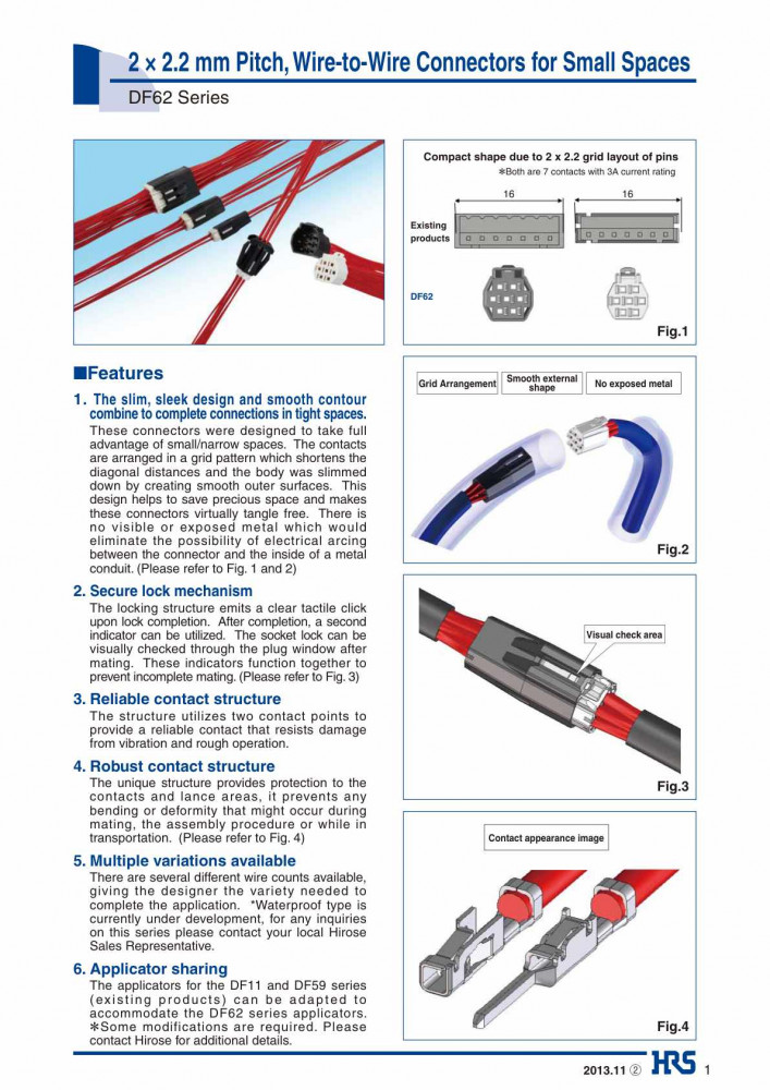 DF62 datasheet page 1