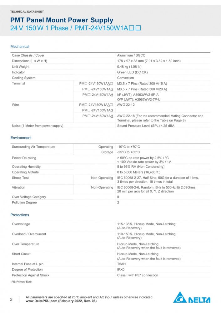 PMT-24V150W1AH datasheet page 3