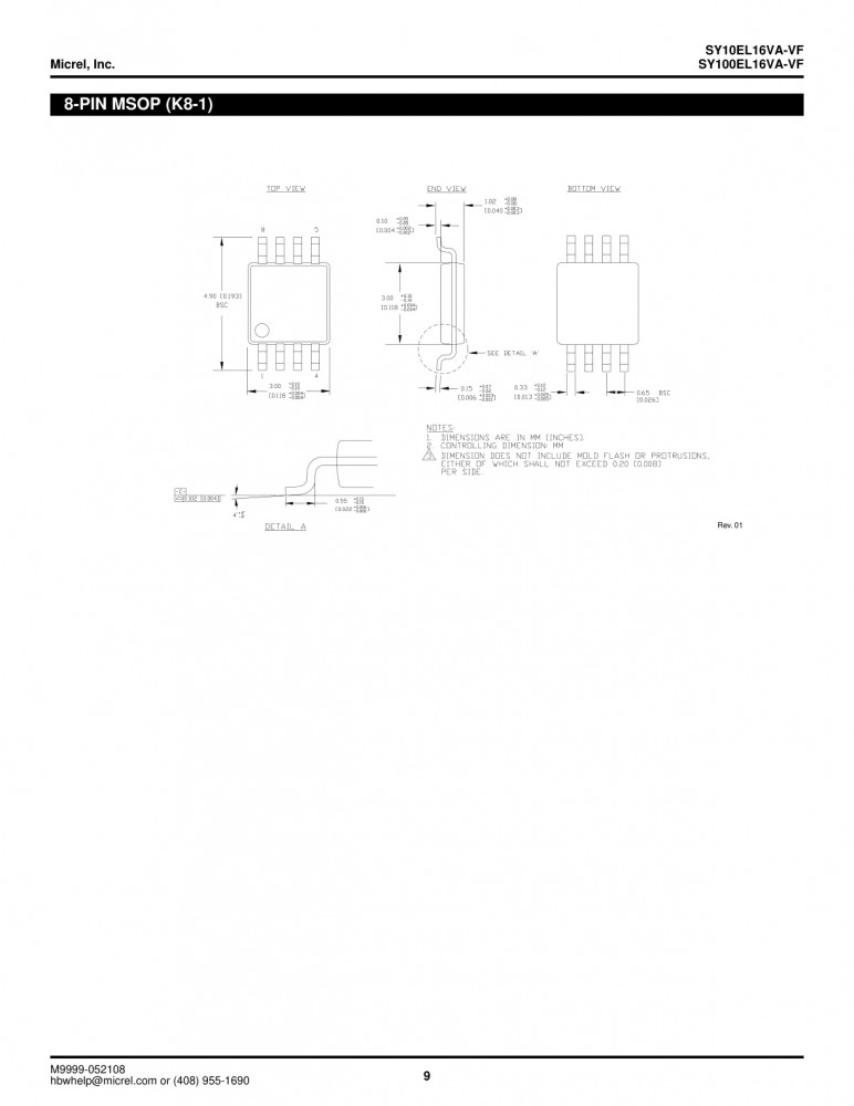 SY10EL16 family datasheet page 9