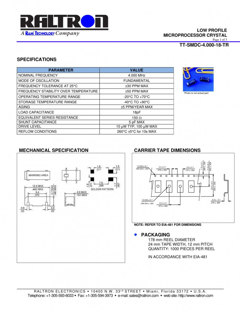 TT-SMDC-4.000-18-TR datasheet page 1