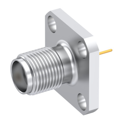 SMA / STRAIGHT JACK RECEPTACLE FEMALE PASSIVATED REAR MOUNT