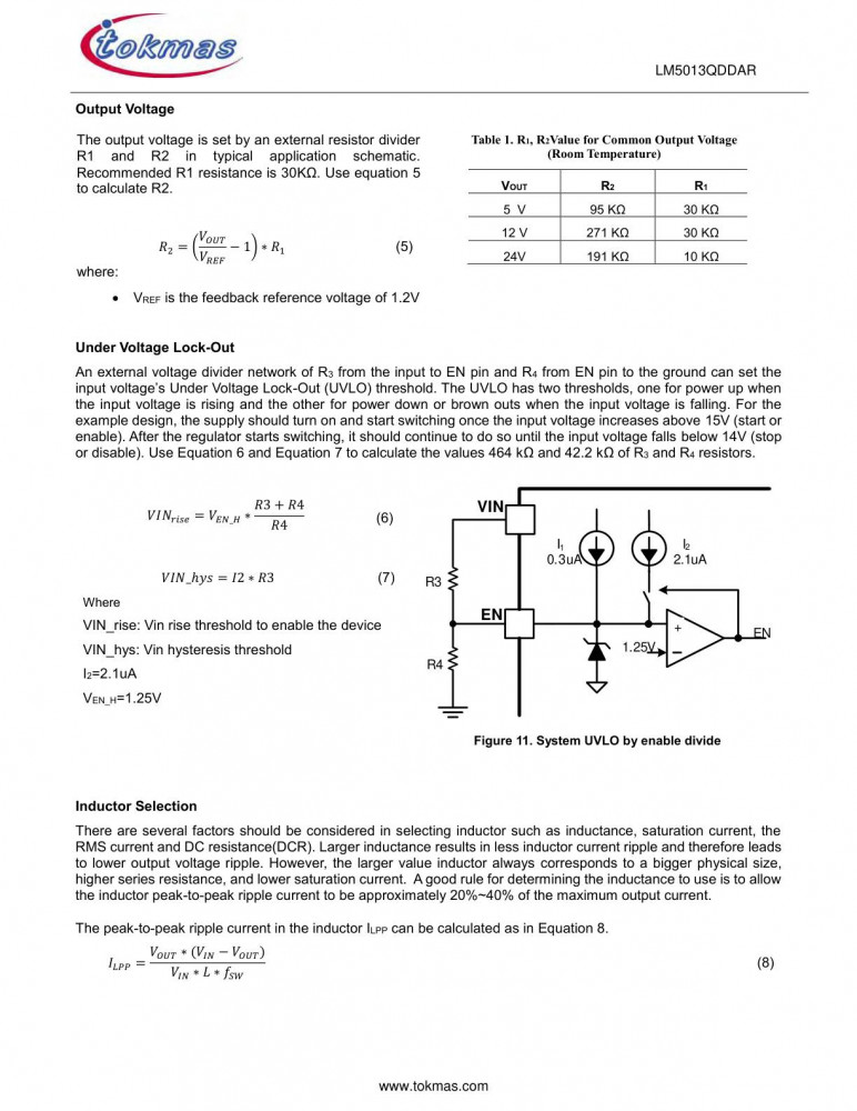 LM5013Q technical document page 10