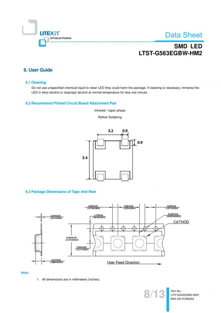 LTST-G563EGBW-HM2 datasheet page 8