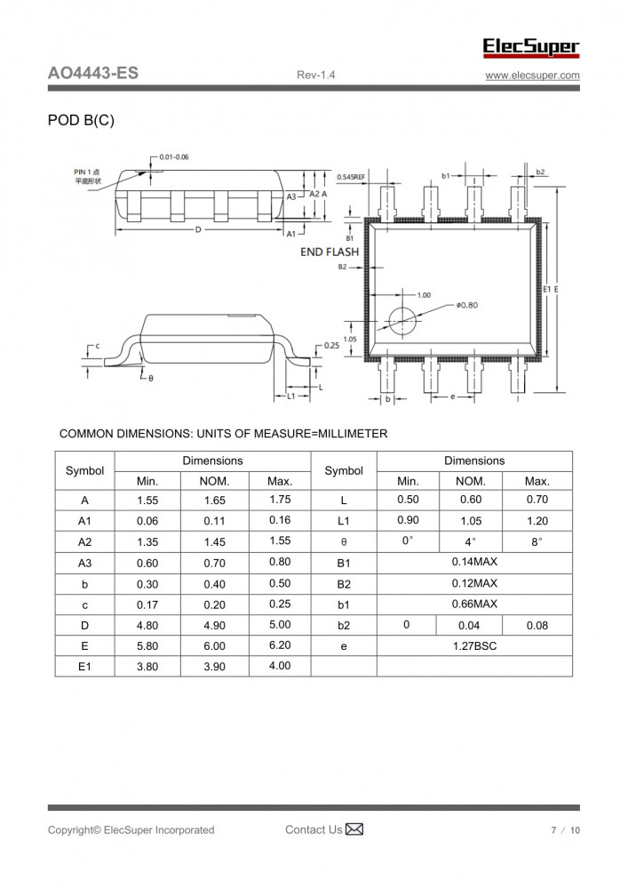AO4443-ES datasheet page 7