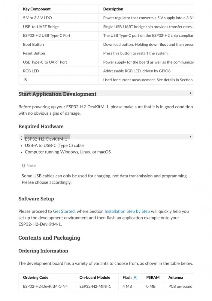 ESP32-H2-DEVKITM-1 documentation page 3