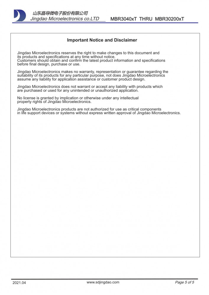 MBR30200FT datasheet page 5