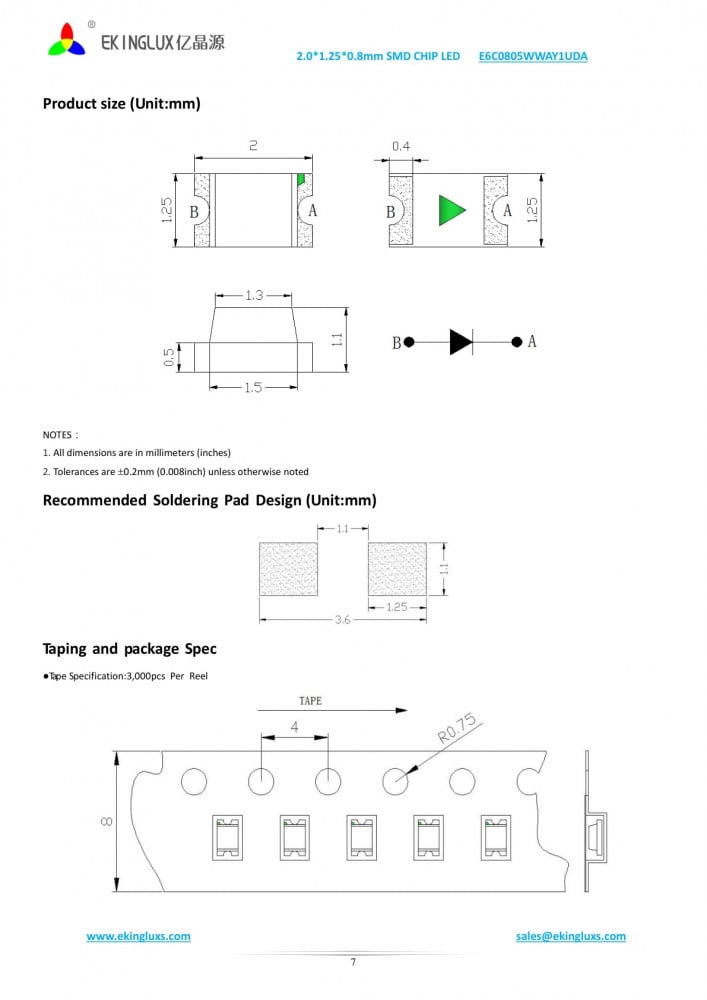 E6C0805WWAY1UDA datasheet page 7