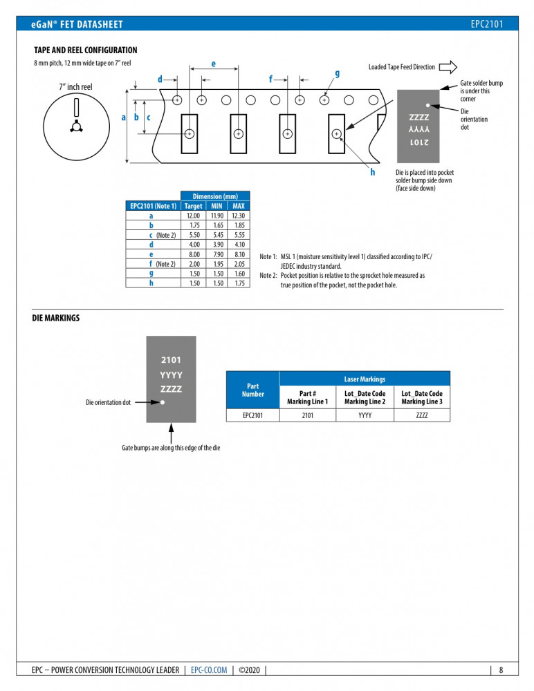 EPC2101 datasheet page 8