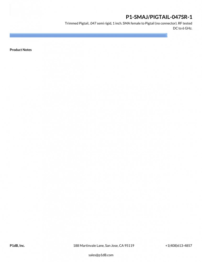 P1-SMAJ/PIGTAIL-047SR-1 document page 2