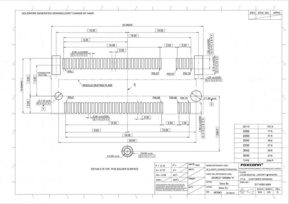 FOXCONN 2E0BC21-S85BM-7H drawing page 3