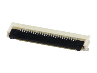 Easy-On FFC/FPC Connector, 0.50mm Pitch, 1.90mm Height, Single Bottom Contact (FS19), Right-Angle, Surface Mount, ZIF, 7 Circuits, Tin-Bismuth Plating